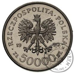 50 000 zł - Solidarność - próbne - III RP przed denominacją 1990-1995 ...